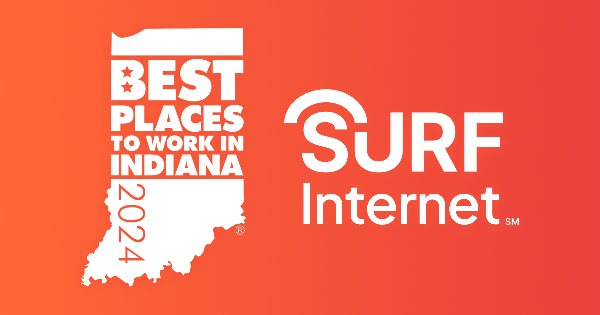 Surf Internet Named 2024 Best Places to Work in Indiana - Surf Internet